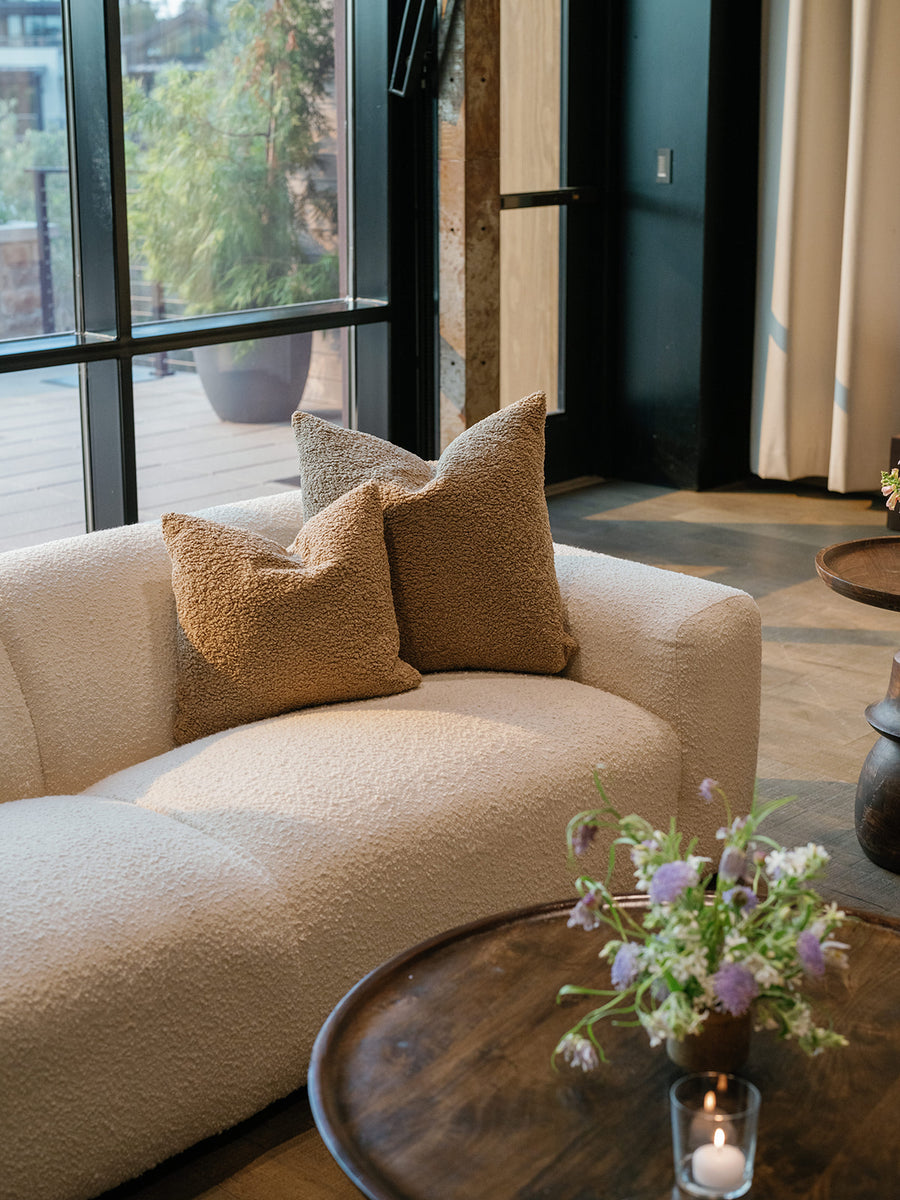 Kate Hazelnut Bouclé Pillows (set of 3) – FOUND RENTAL CO