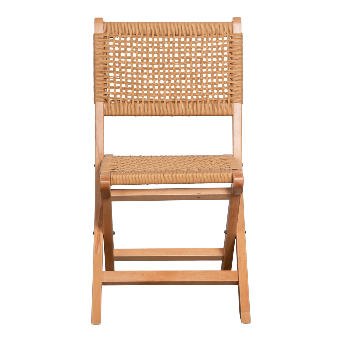 Candice Natural Folding Chair – FOUND RENTAL CO