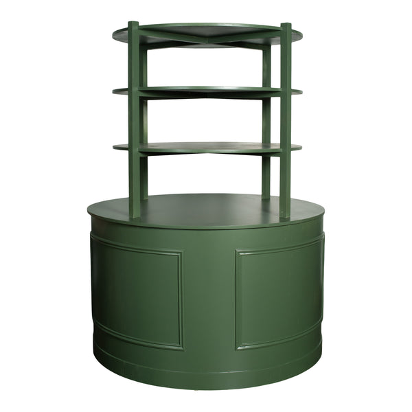 Nicole Green Round Shelf – FOUND RENTAL CO