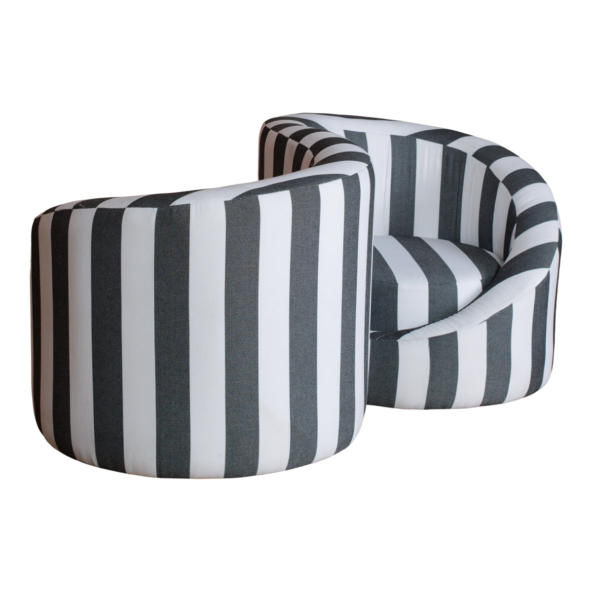 Vic Striped Infinity Couch – FOUND RENTAL CO
