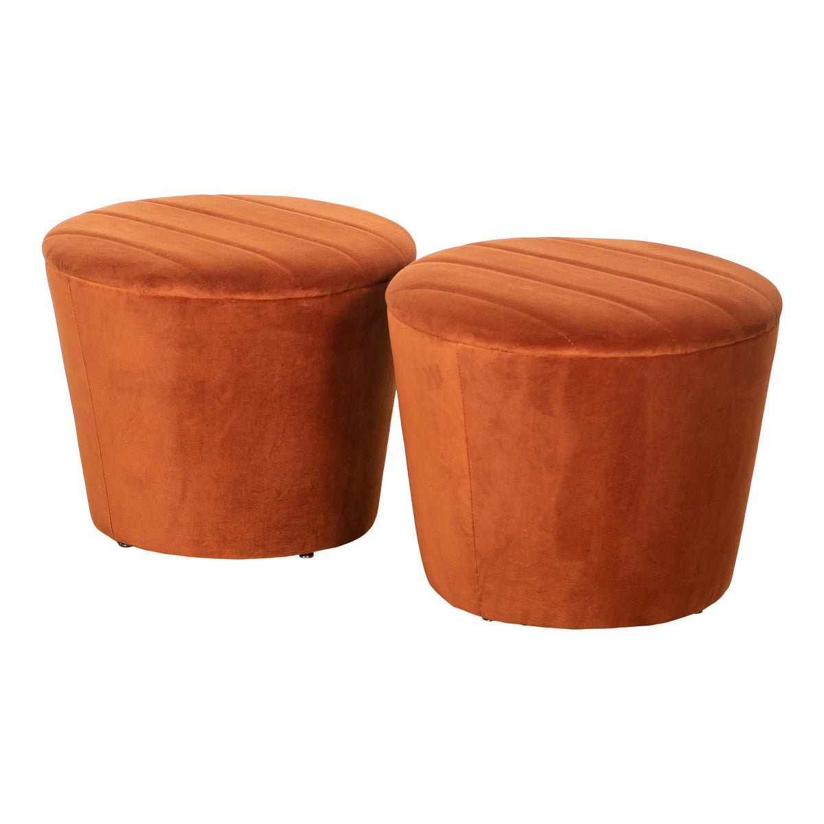 Dash Rust Ottoman – FOUND RENTAL CO
